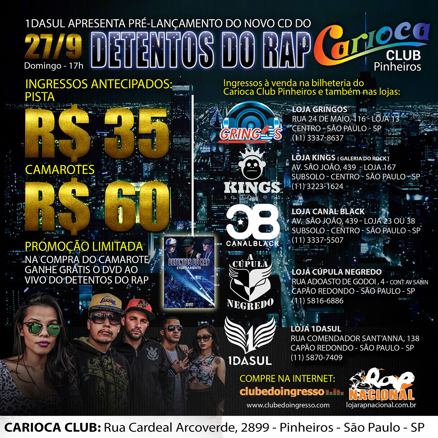 Detentos do RAP prepara grande festa de pré-lançamento do novo álbum ...